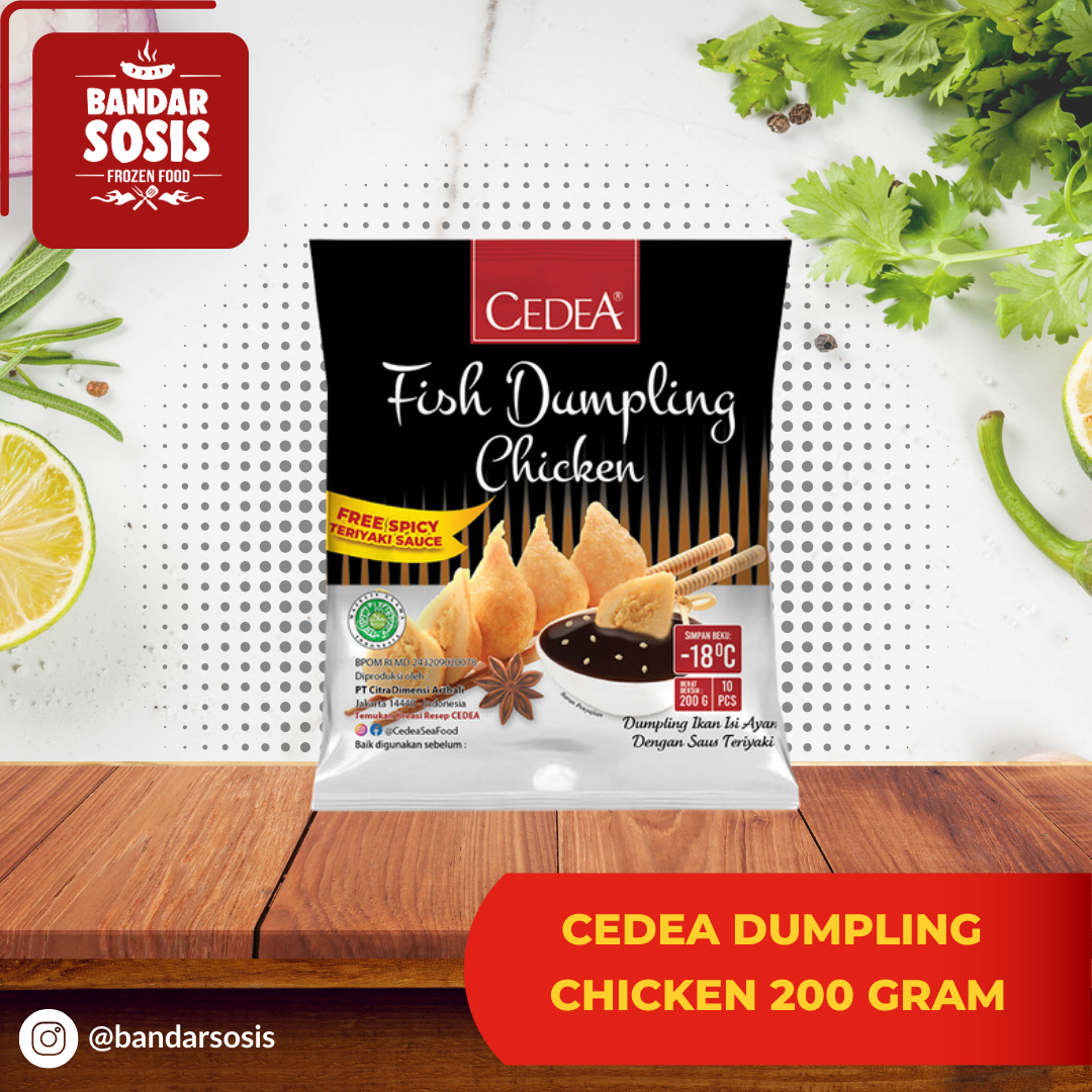 CEDEA CHICKEN DUMPLING 200 GR - Bandar Sosis