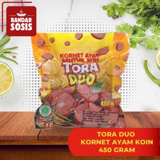 TORA DUO KORNET AYAM KOIN 450GR - Bandar Sosis