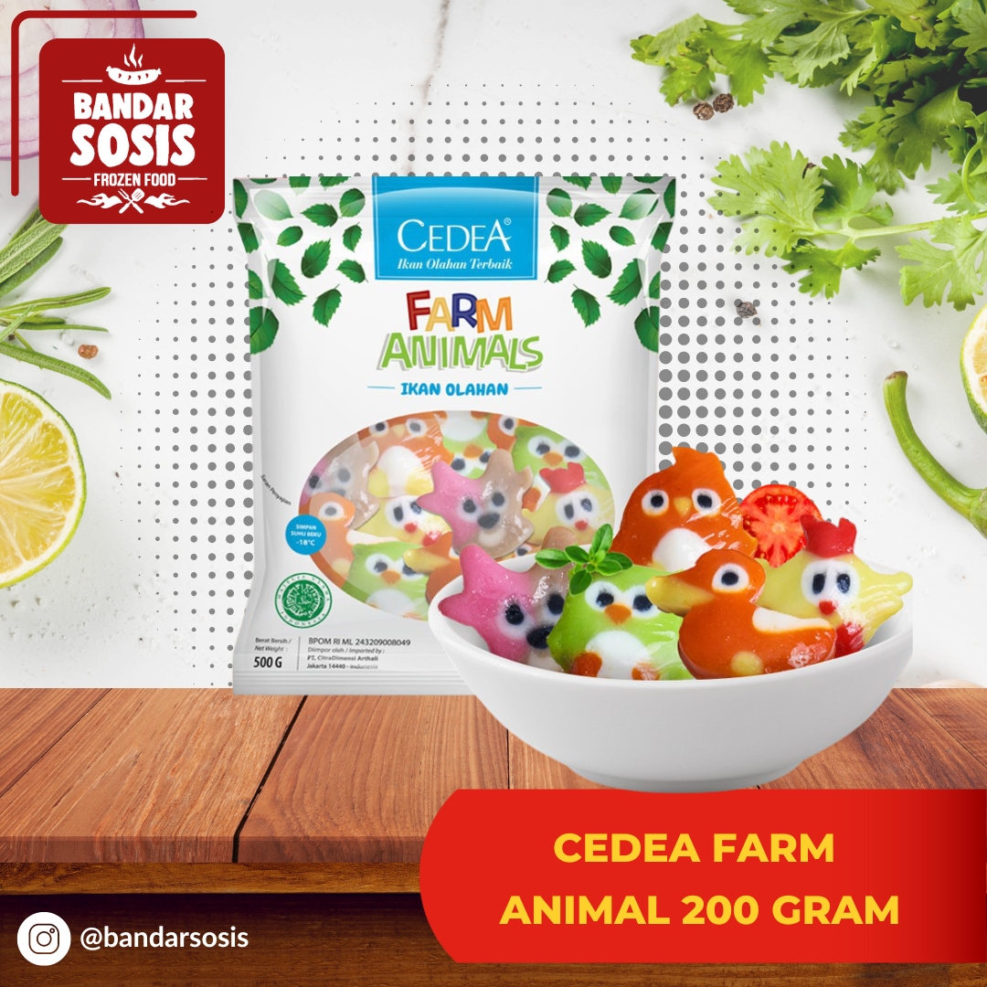 CEDEA FARM ANIMAL 200 GRAM - Bandar Sosis