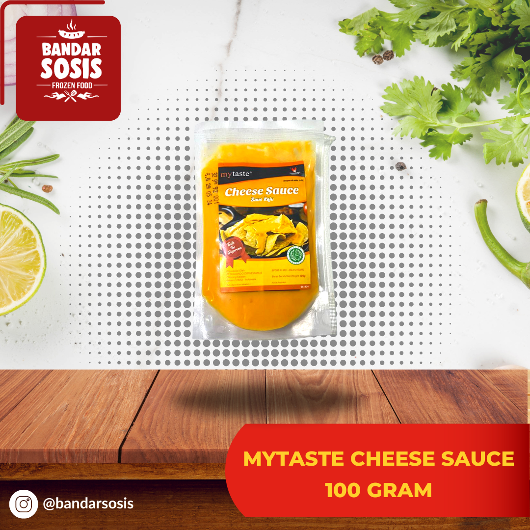MYTASTE CHEESE SAUCE 100 GRAM - Bandar Sosis